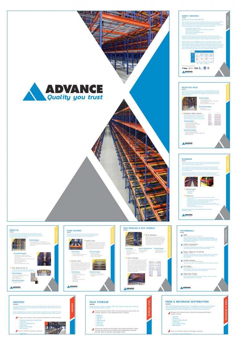 ASP Full Brochure and Advance Videos - Advance Storage Products