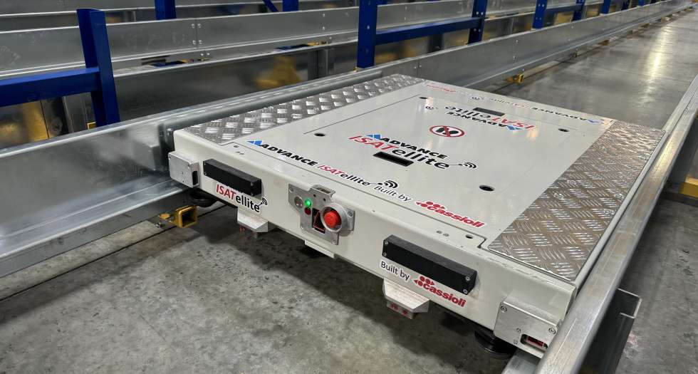 Advance ISATellite Pallet Shuttle Capabilities - Advance Storage Products